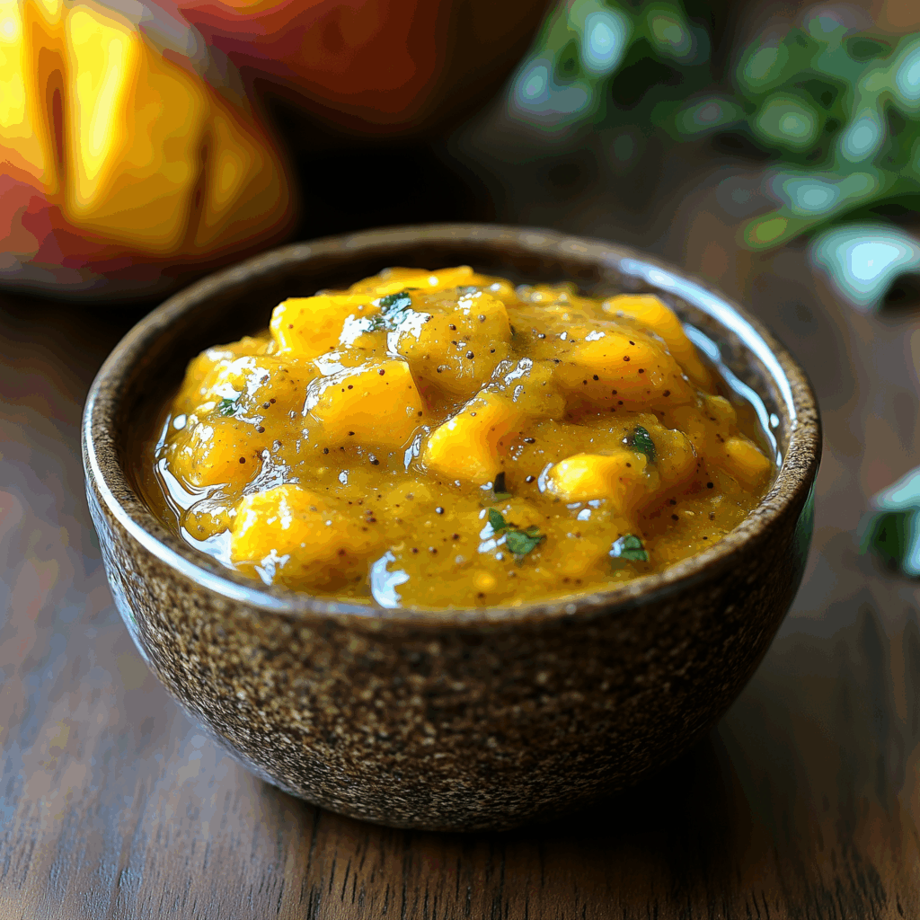 Sweet & Tangy Mango Chutney Recipe