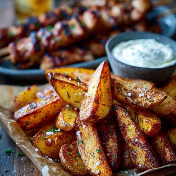 Crispy BBQ Potatoes With Smoked Paprika And Sea Salt