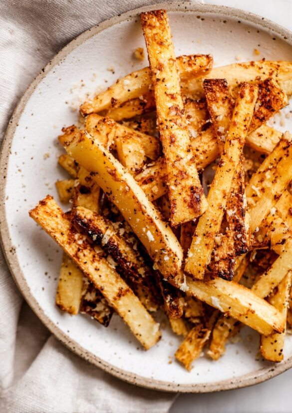 Crispy Roast Parsnips With Parmesan Crust