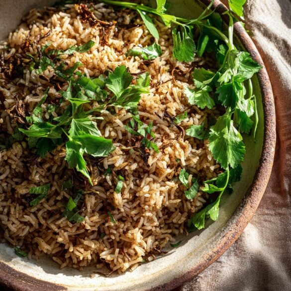 Greek Lemon Herb Rice Recipe