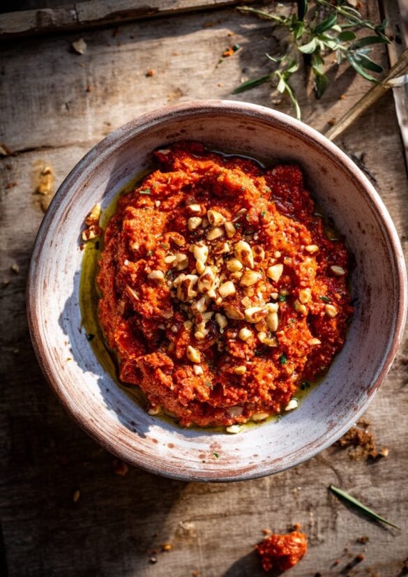 Roasted Red Pepper Spanish Tapenade Recipe With Almonds